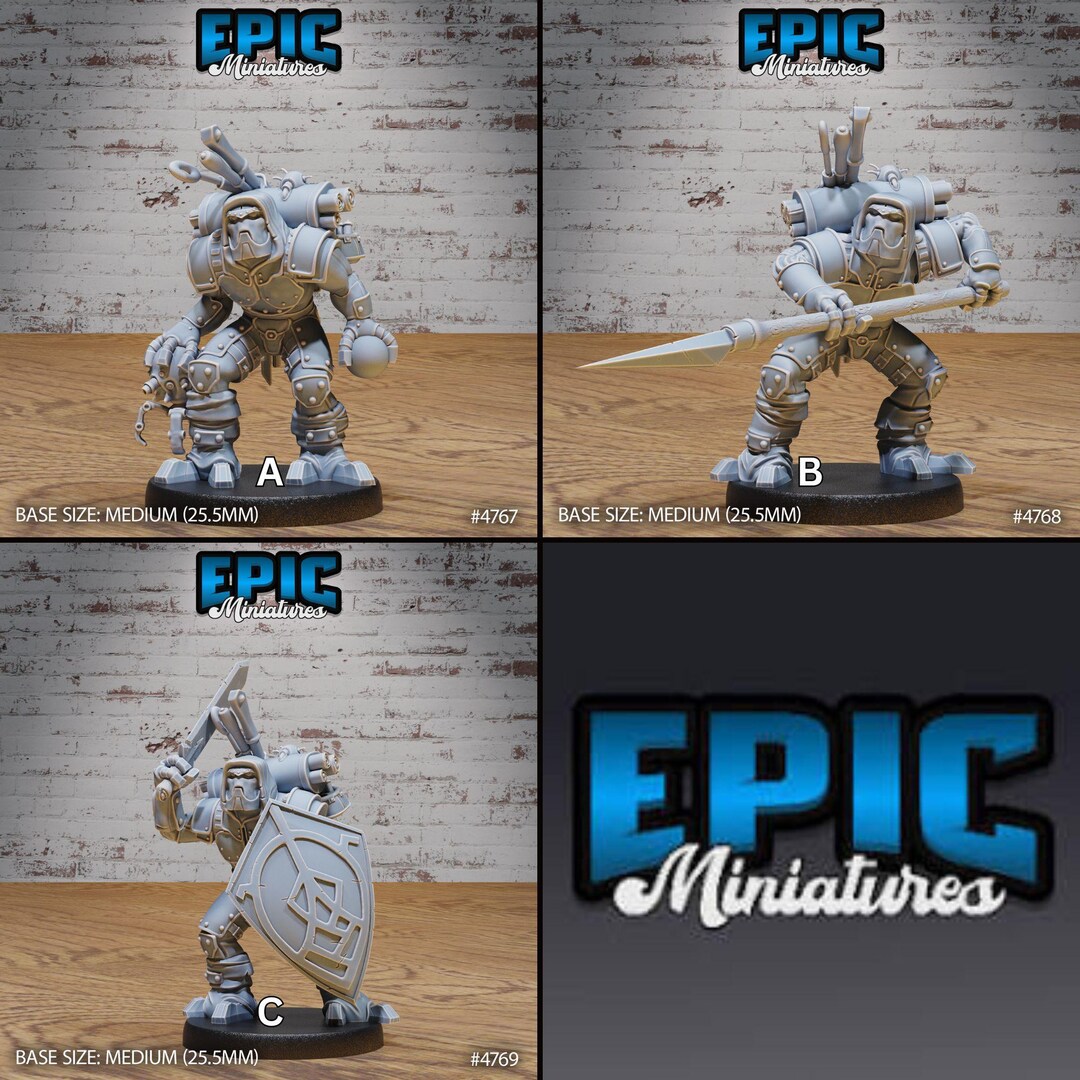Construct Alchemist 3d Printed Miniature Sculpted by Epic Miniatures - Etsy