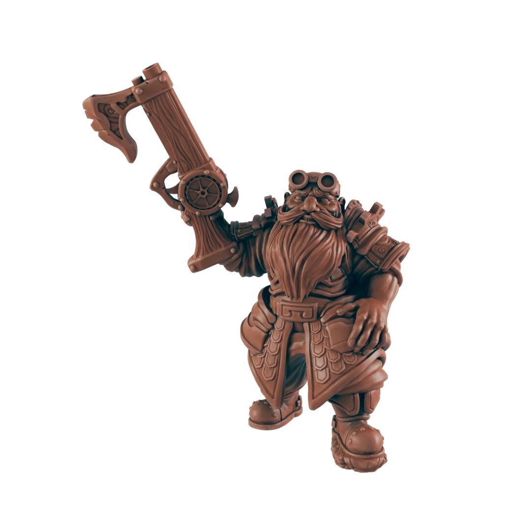 Male Dwarf Fighter - Bolts and Brimstone - 3d Printed by EC3D - Etsy