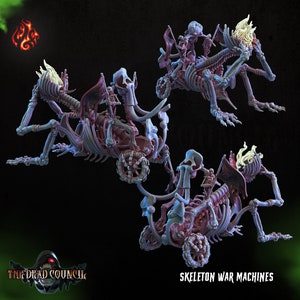 Skeleton War Machines - the Dead Council 3d Printed Miniatures Sculpted by Crippled God Foundry ...