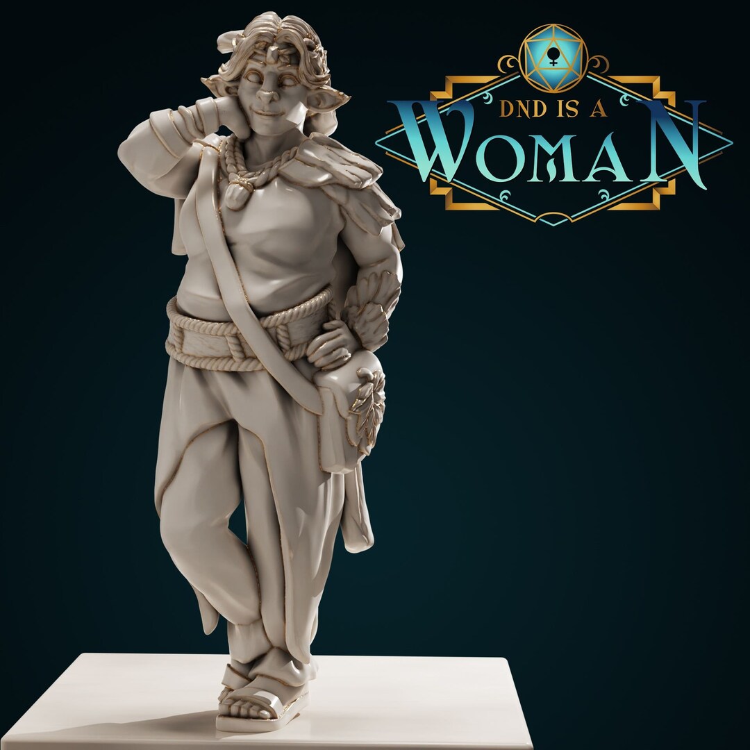 Firbolg Druid – Gunnhild - 3d Printed Miniature by DND is A Woman - Etsy