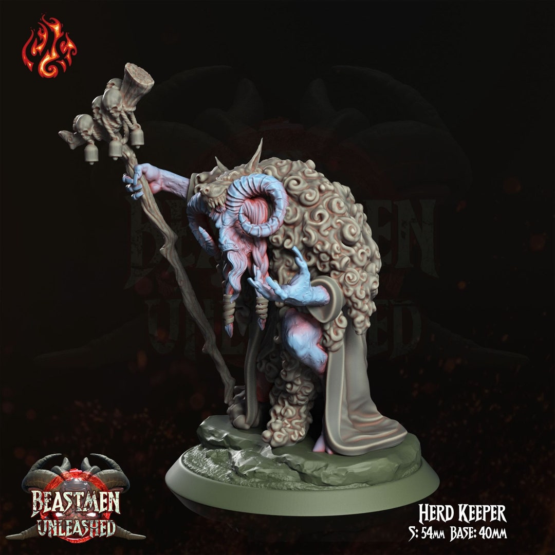 Herd Keeper - 3d Printed Miniature by Crippled God Foundry - Etsy