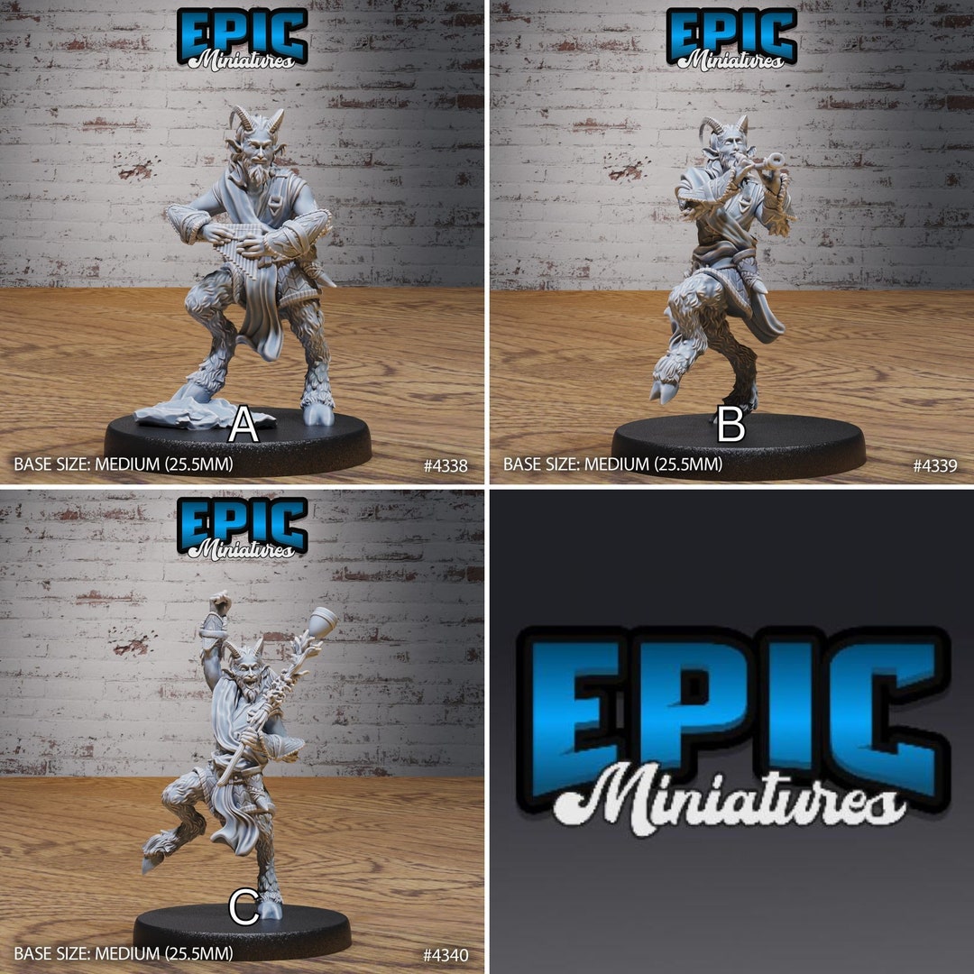 Satyr 3d Printed by Epic Miniatures - Etsy