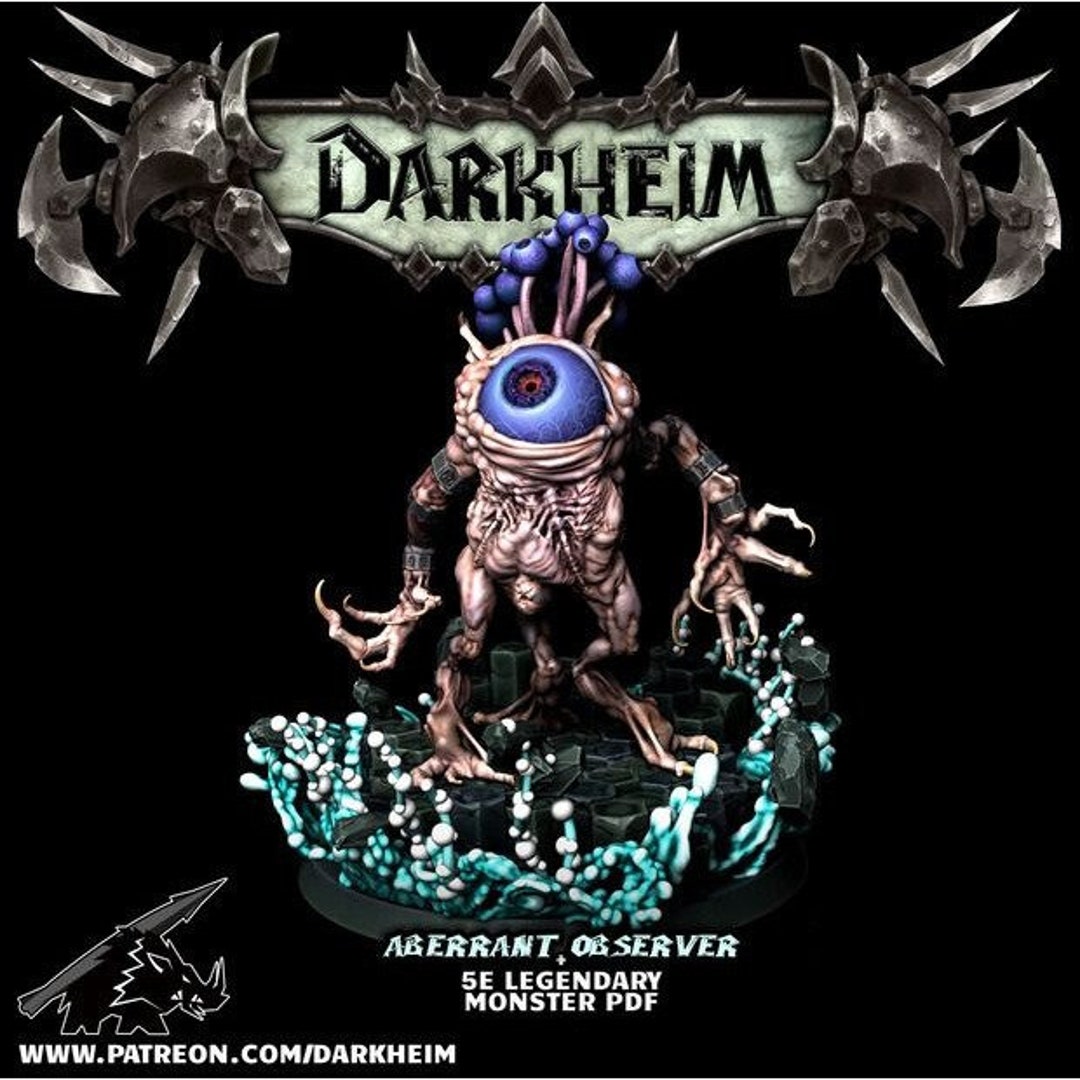 Aberrant Observer - 3d Printed Darkheim Miniature by Rocket Pig Games - Etsy