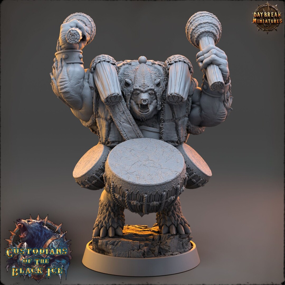 Beastmaster Grynn - 3d Printed Miniature Sculpted by Daybreak ...
