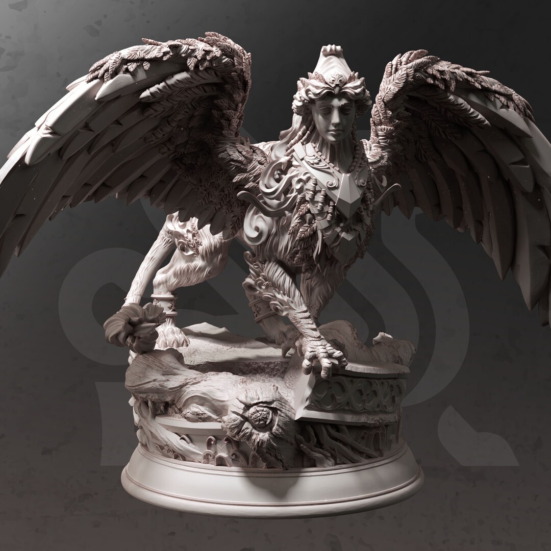 Ancient Sphinx - Tizariel - 3d Printed Miniatures Sculpted by DM Stash ...