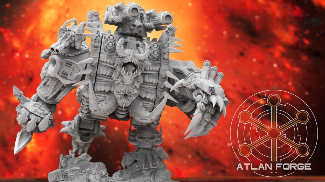 Hades Demon Dreadnought Kit Sculpted by Atlan Forge - Etsy