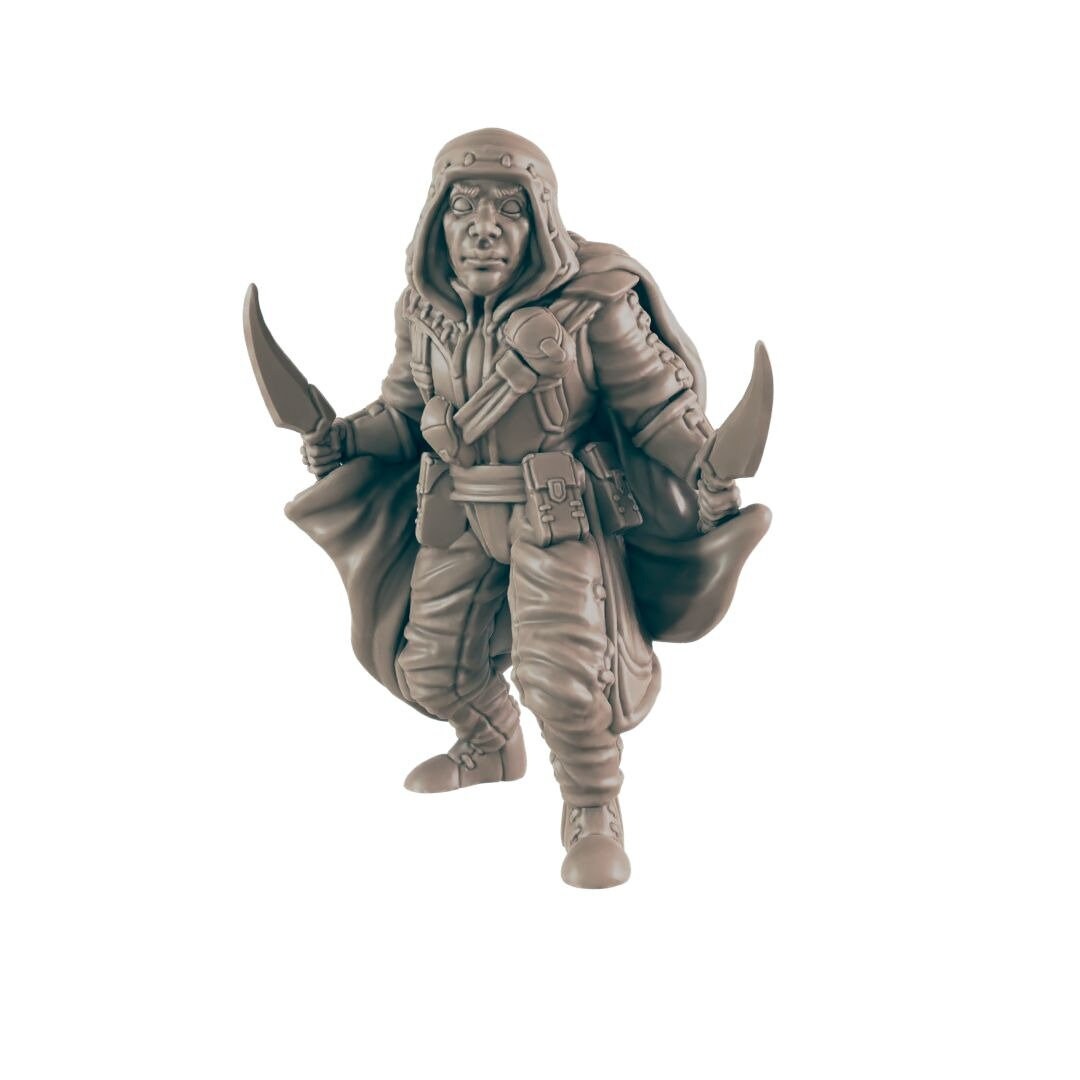 Rogue, Human Male 3d Printed Miniature Sculpted by EC3D - Etsy