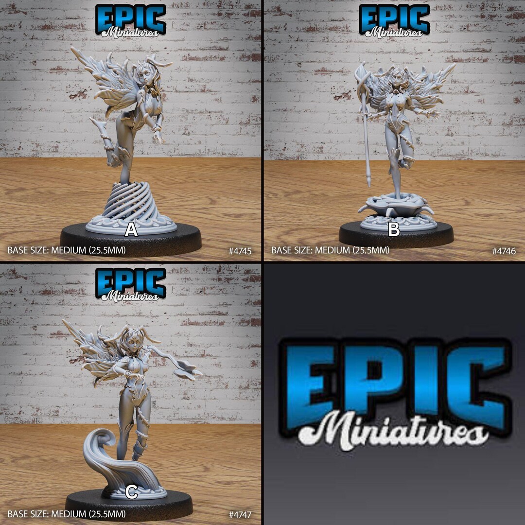 Wonder Pixie 3d Printed Miniature Sculpted by Epic Miniatures - Etsy