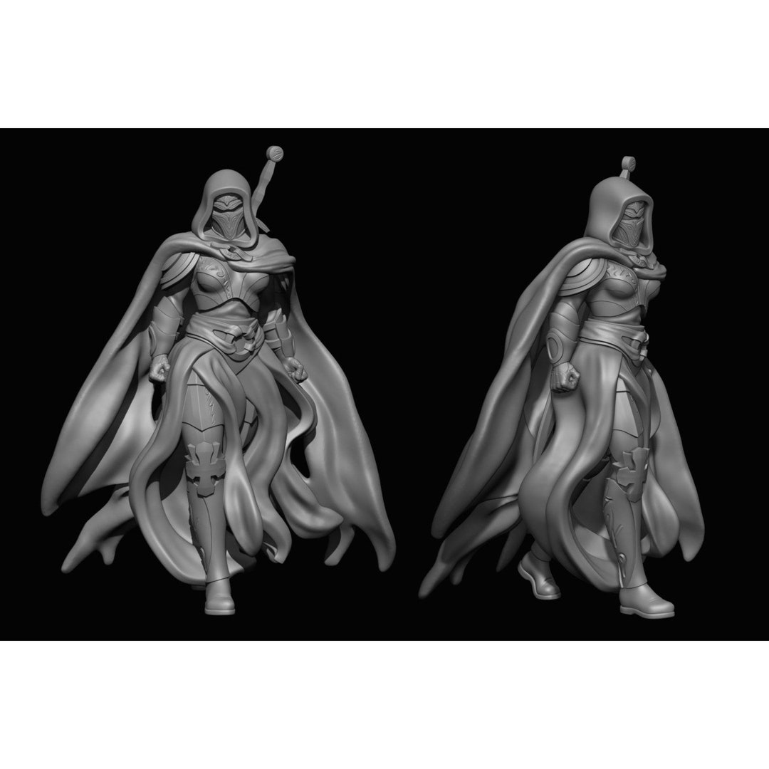 The Dark Paladin - 3d Printed Miniature by Miniature Evolution - Etsy