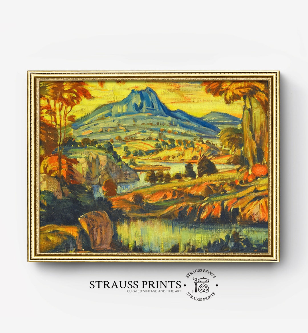 Fanciful Landscape | Oil on Canvas | Fine Art Prints | Famous Artwork ...