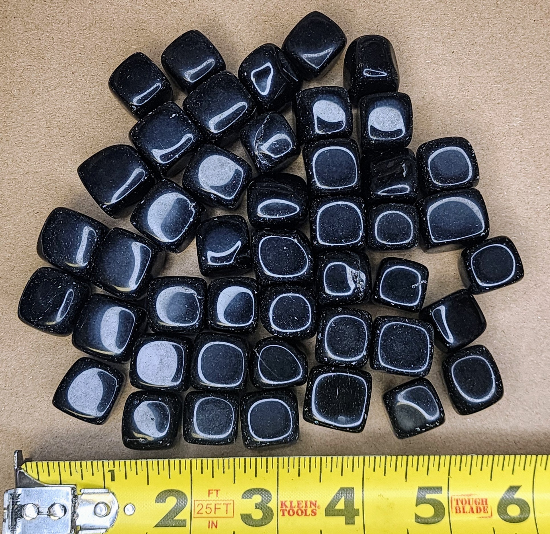 Natural Smooth Black Obsidian Cube Block Negativity Smooth Black ...