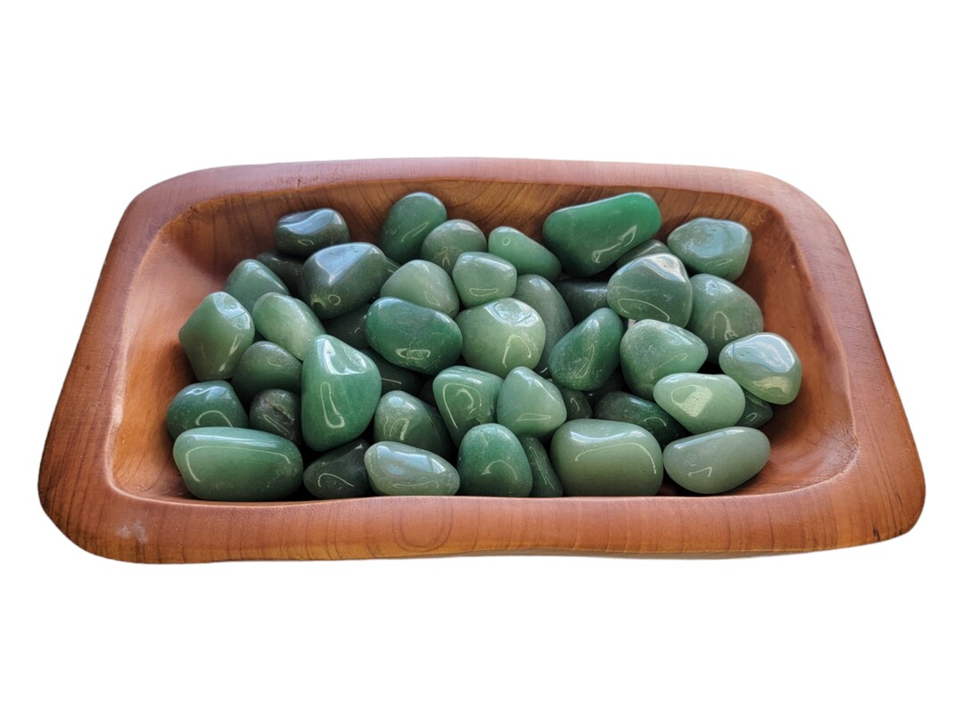 Tumbled Green Aventurine Stones - Prosperity and Luck Natural Abundance ...