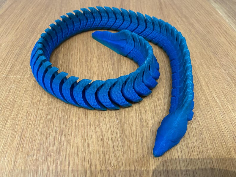 Articulated Snake 3D Printed - Etsy
