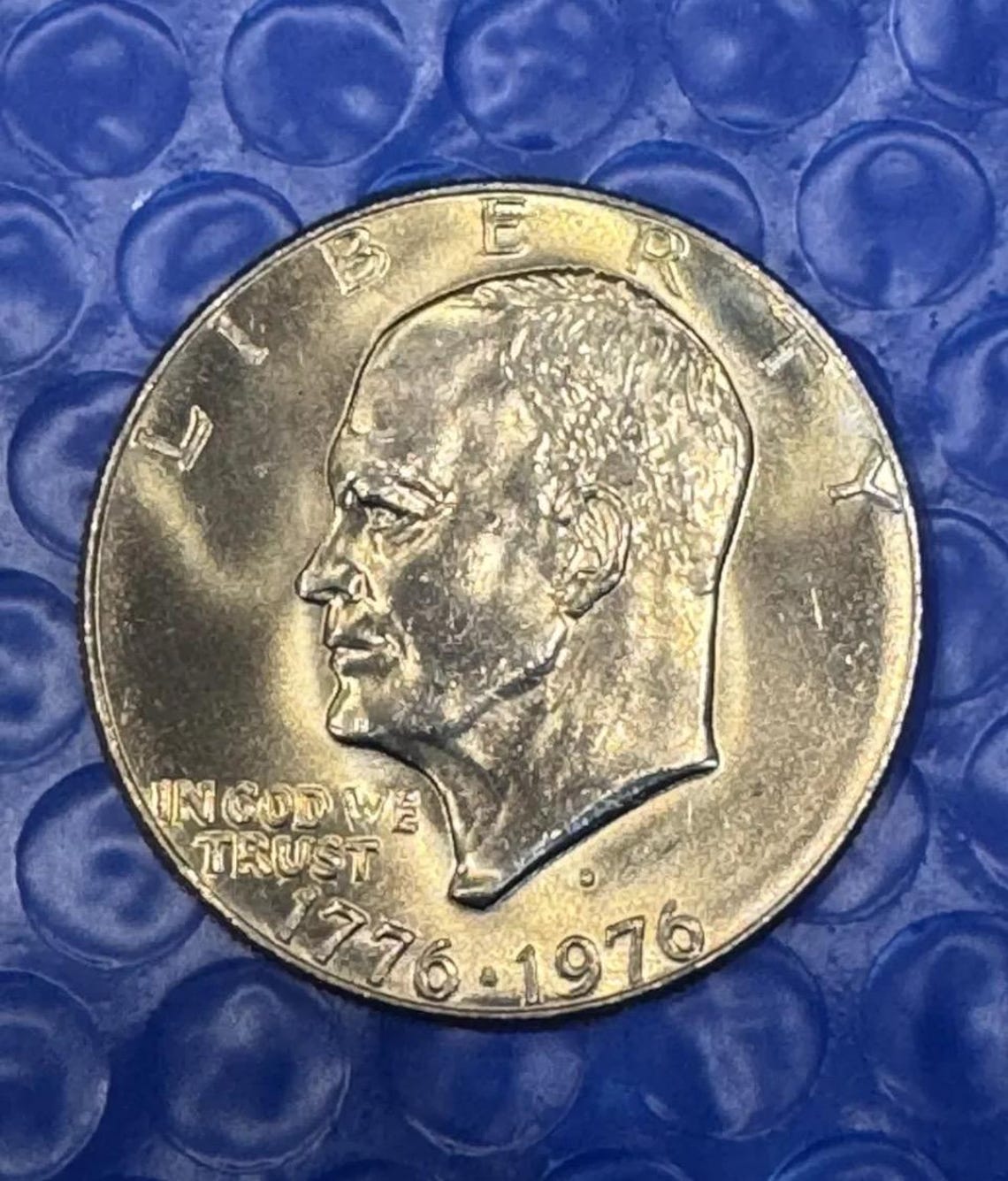 1976 D Eisenhower Bicentennial “ike Silver Dollar” Type 1, High Grade BU - Etsy