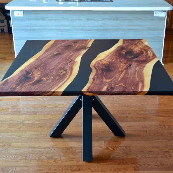 Cedar Epoxy Table - Etsy