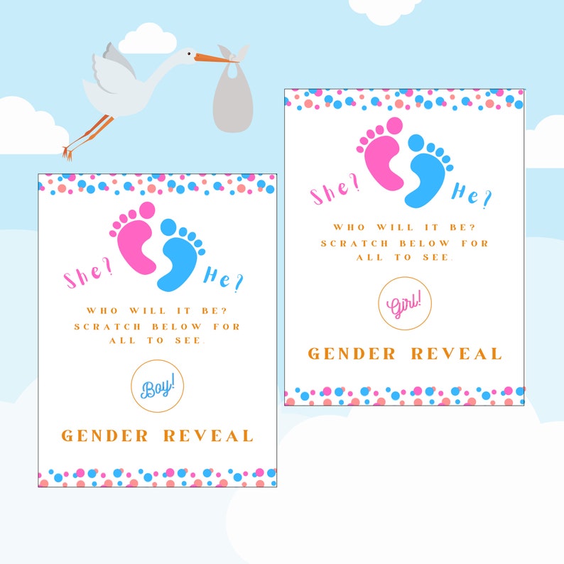 Gender Reveal Scratch Cards, Fun Activities, Gender Reveal Party, Funny ...