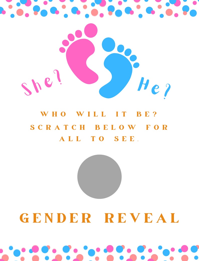 Gender Reveal Scratch Cards, Fun Activities, Gender Reveal Party, Funny ...