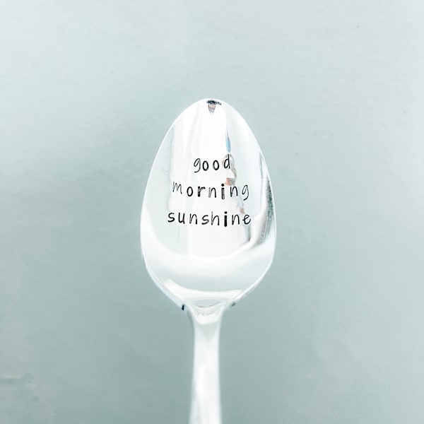 Good Morning Spoon - Etsy
