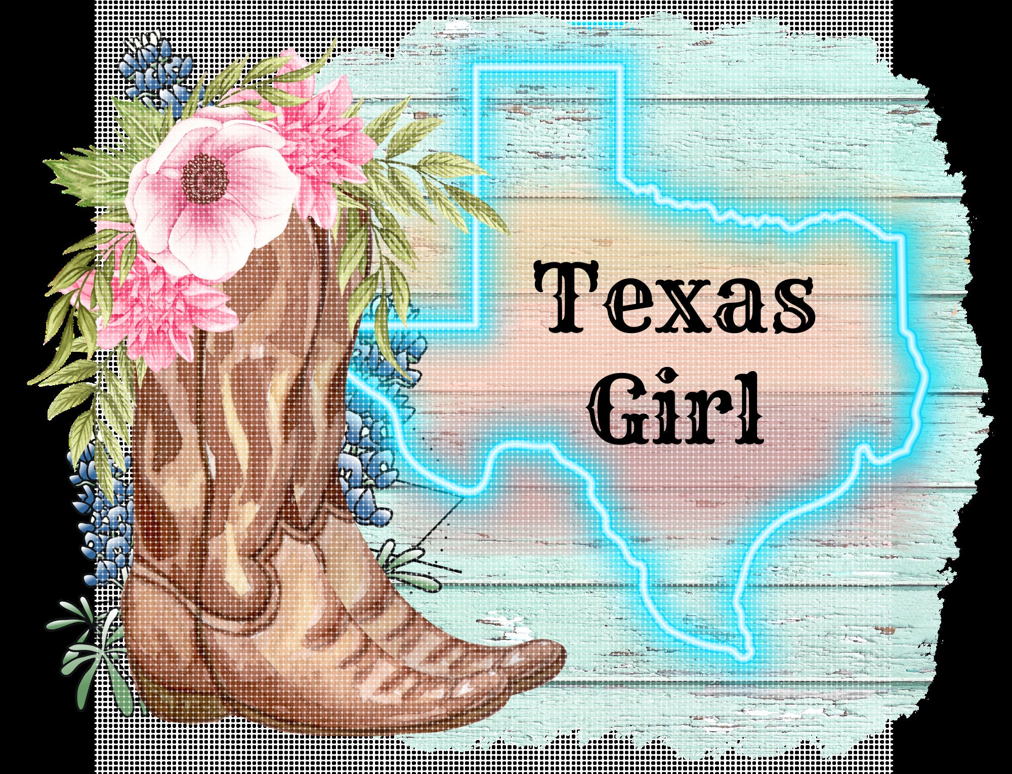 Texas Girl PNG - Texas PNG - Western PNG - Tshirt Design Png ...