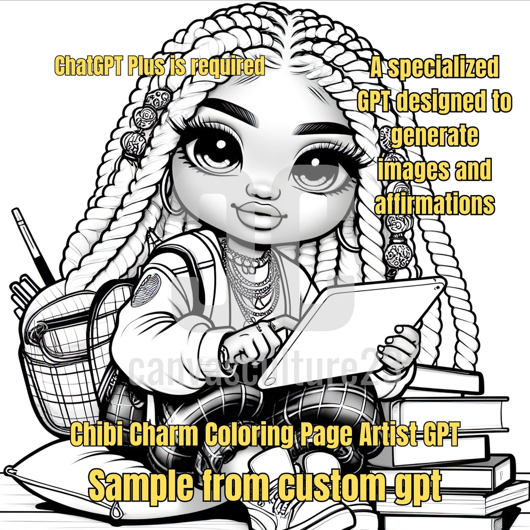 Chibi Charm Coloring Page Artist: Explore Endless Creativity With Our ...