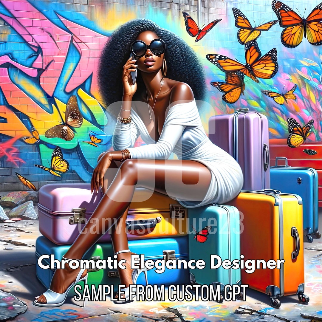 Custom GPT Chromatic Elegance Designer Exquisite Vibrant Oil Painting ...