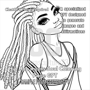 Hip Hop Meets Soul Coloring Page GPT: Custom GPT for Creating ...