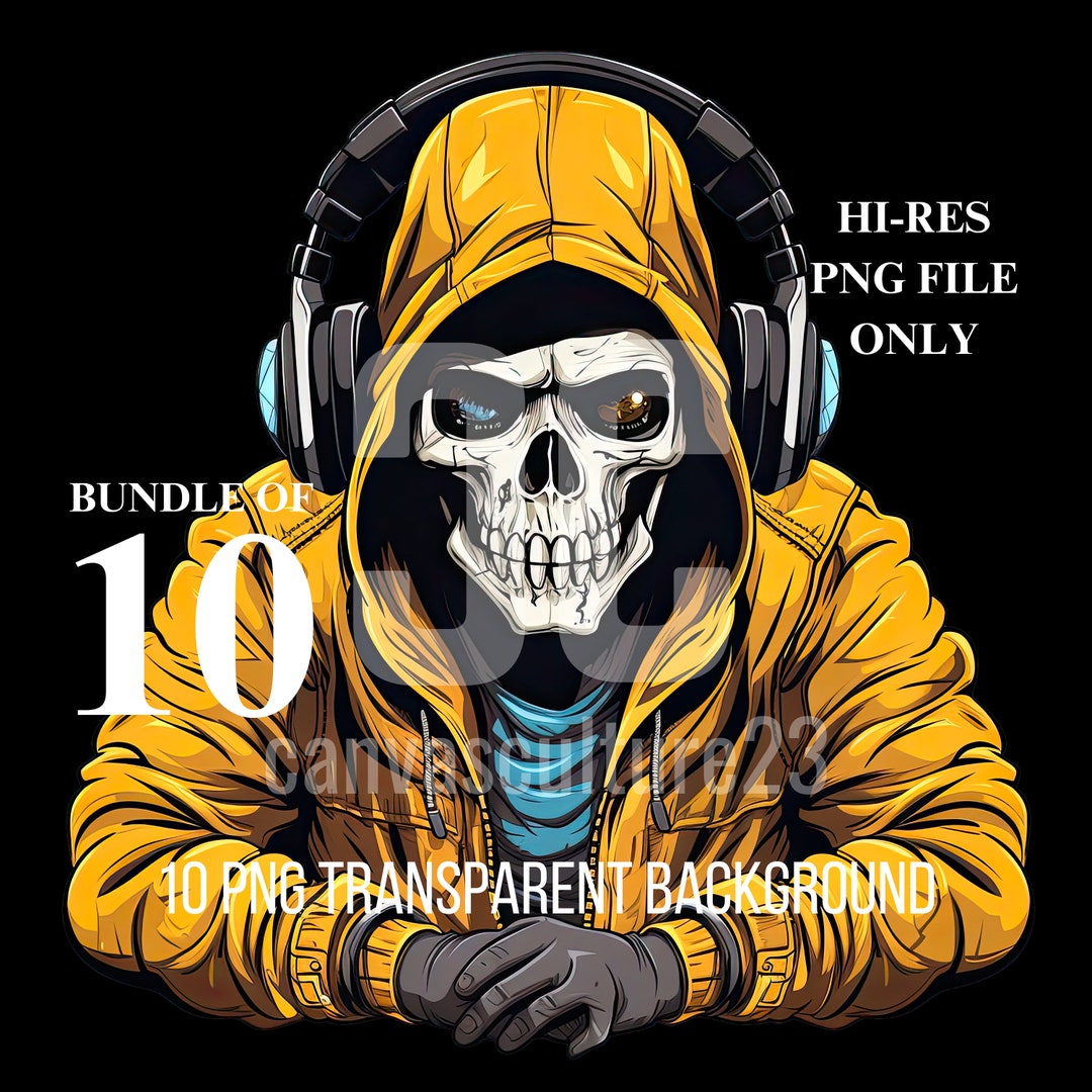Unbeatable Bundle of 10 PNG Files: Retro Pastel Cartoon Skeleton in Hip ...
