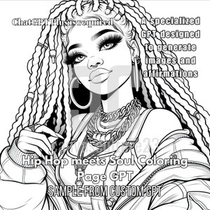 Hip Hop Meets Soul Coloring Page GPT: Custom GPT for Creating ...