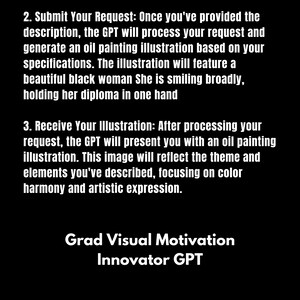 Grad Visual Motivation Innovator: Custom Gpt-driven Affirmation & Image Creator for Personal ...