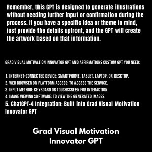 Grad Visual Motivation Innovator: Custom Gpt-driven Affirmation & Image ...