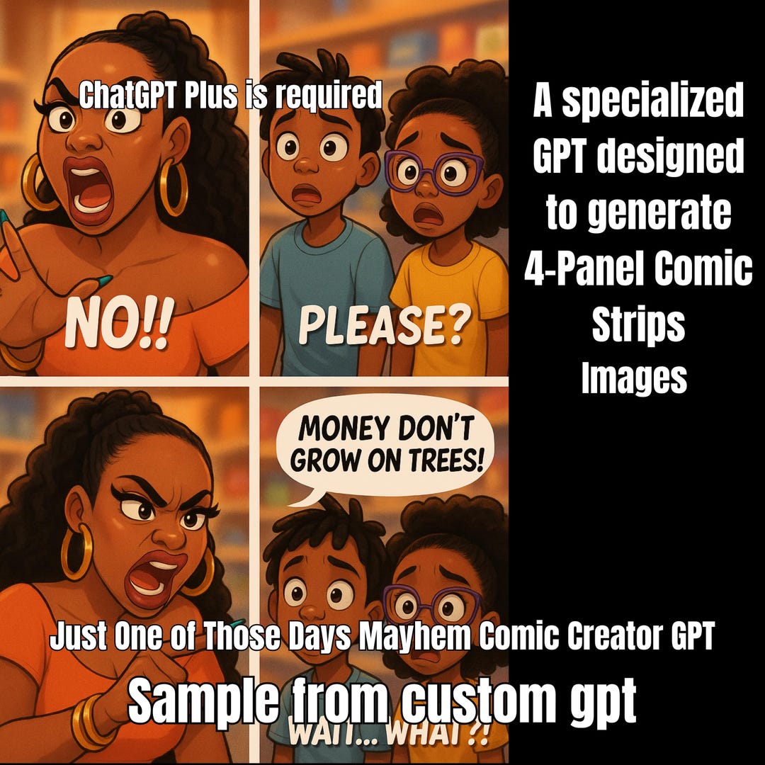 Create Magical 4-panel Digital Comics Starring Expressive Black ...