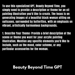 Custom GPT Beauty Beyond Time Exquisite Featuring African American ...