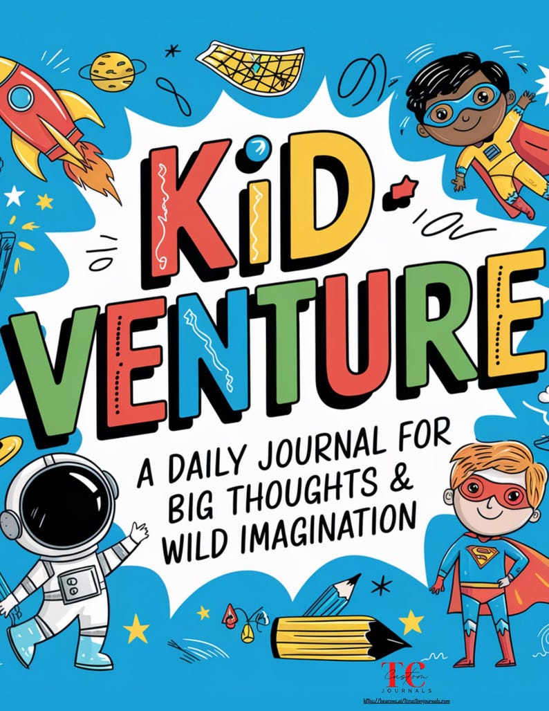 Kidventure Journal | Printable Kids Journal and Workbook | Fun Writing ...