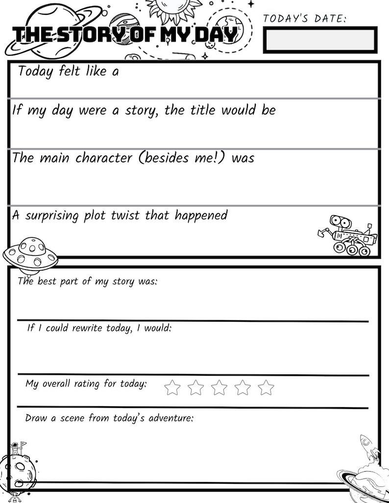 Kidventure Journal | Printable Kids Journal and Workbook | Fun Writing ...