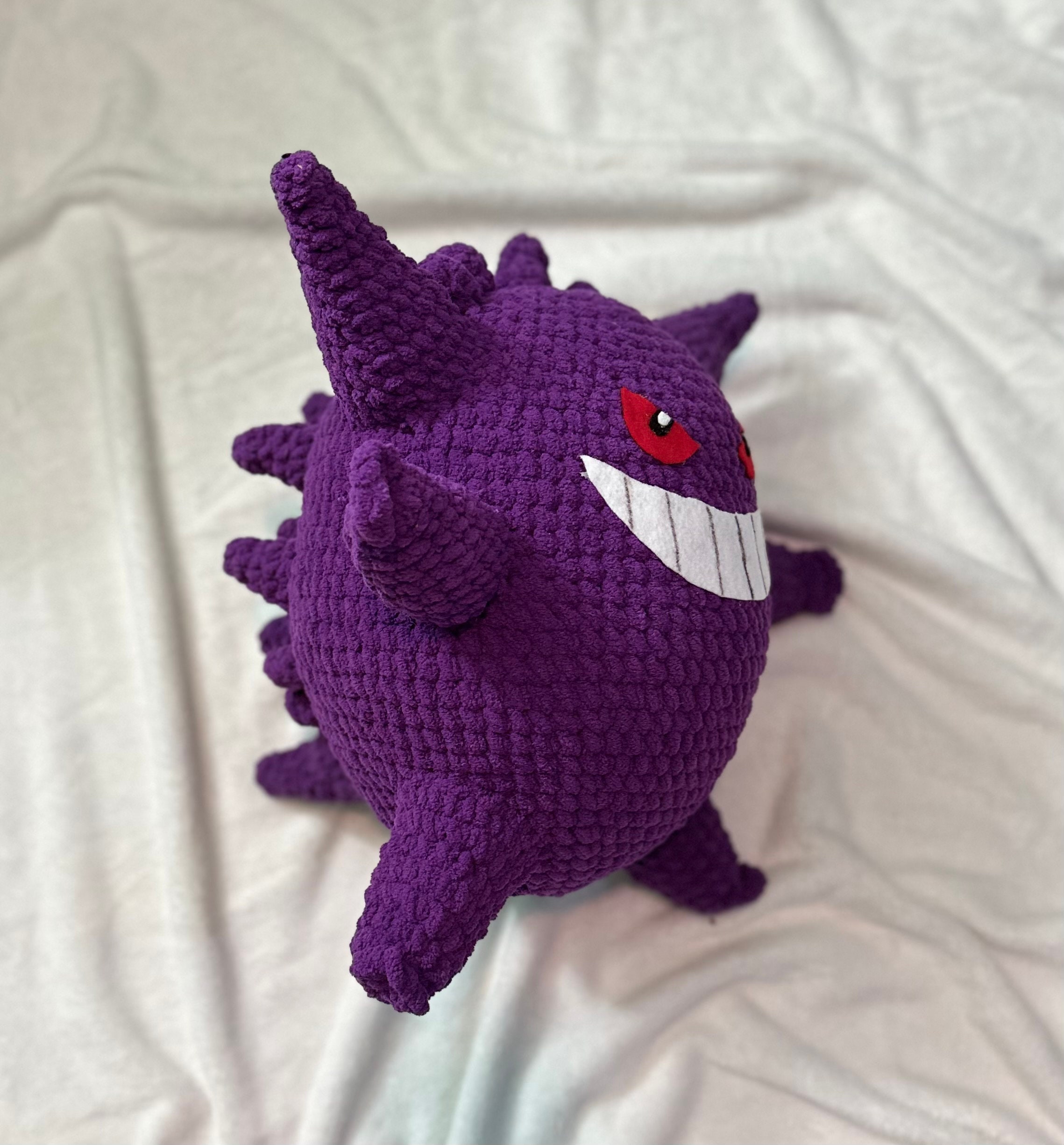 Crochet Gengar, Pokémon Plushie, Pokémon Nursery, Baby Shower Gift, Boy ...