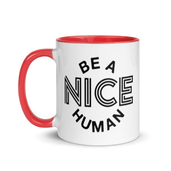 Be a Nice Human - Etsy