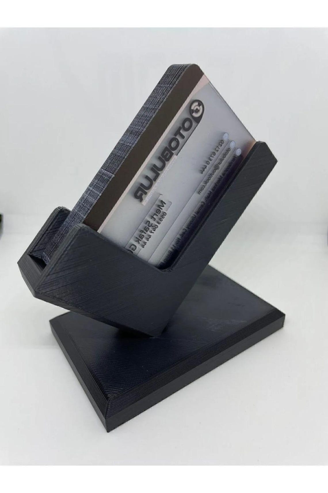 Business Card Holder 3D Printed Card Holder Office Card Stand Office ...