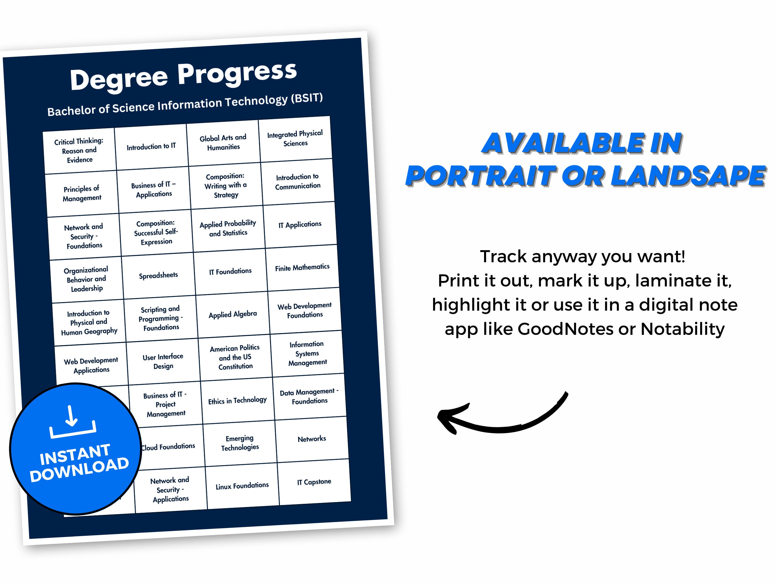 WGU Degree Tracker IT Degree for WGU Degree Map Tracker Bsit Degree ...
