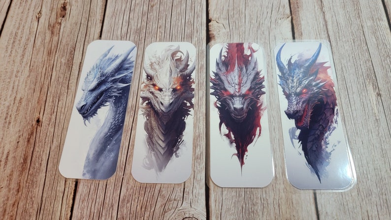Dragon Bookmark for Fantasy Readers - Handmade and Unique, Fantasy ...