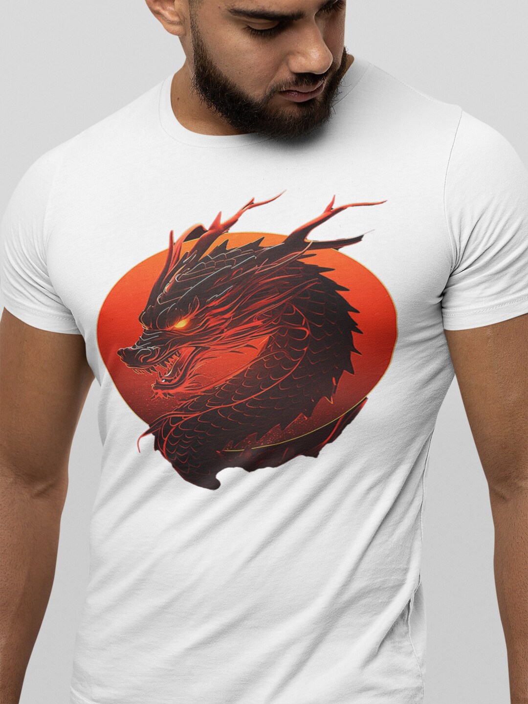 Black Dragon T-shirt for Fantasy Lovers, Dragon Lover Gift, Mythical ...