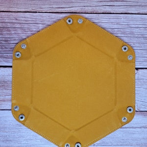Fire Dragon D20 Dice Tray, Foldable Hexagon Velvet Dice Tray Only the ...