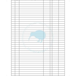 Digital Printable Bank Account Register Classic Size Planner Insert ...