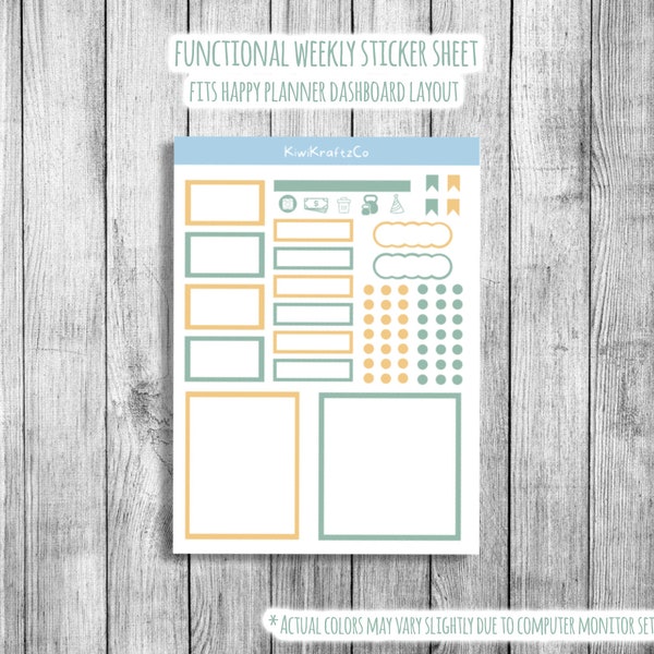 Dashboard Sticker Kit - Etsy