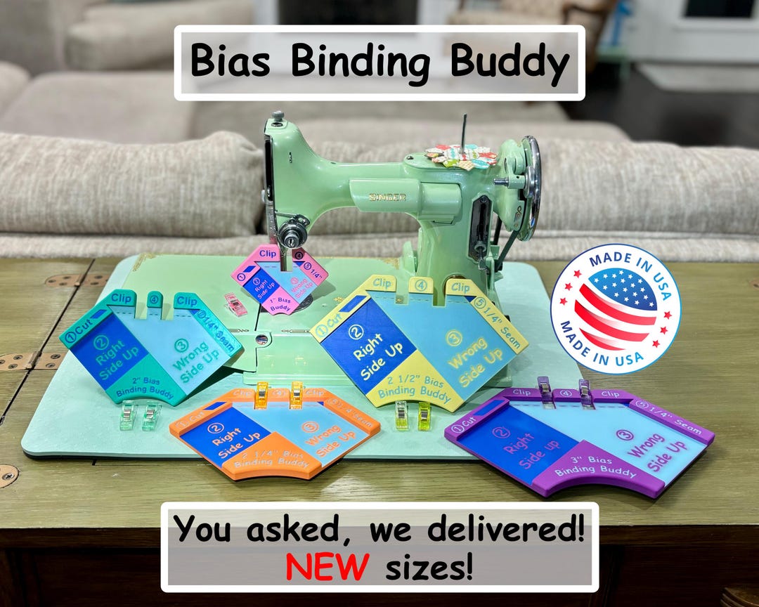 Bias Binding Buddy for Bias & Straight Bindings - Perfect Tool for All ...