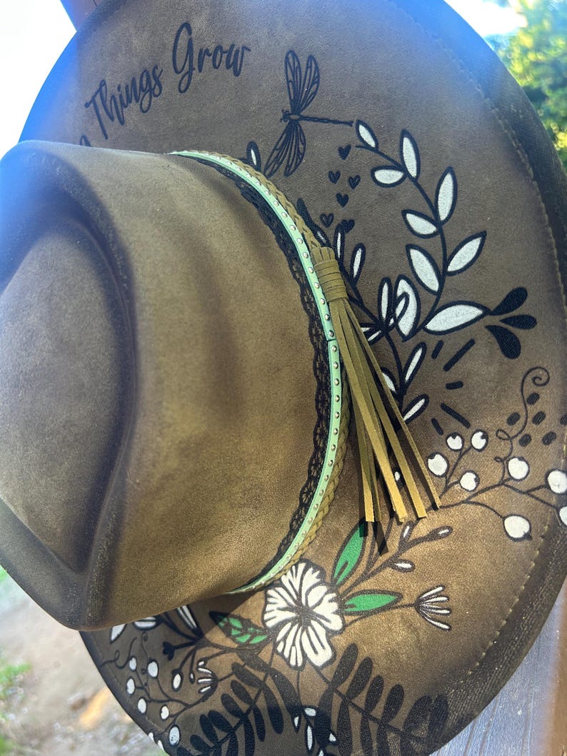 From Little Things, Big Things Grow. Hand Colored. Fedora. Wide Brim ...