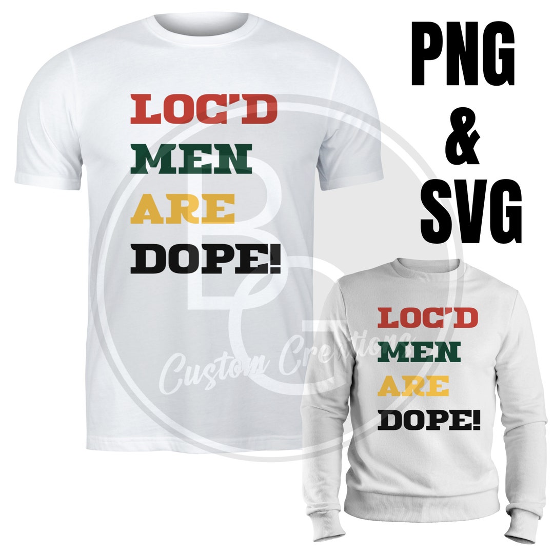 Melanin Black Men With Locs Loc'd Men Are Dope - Etsy