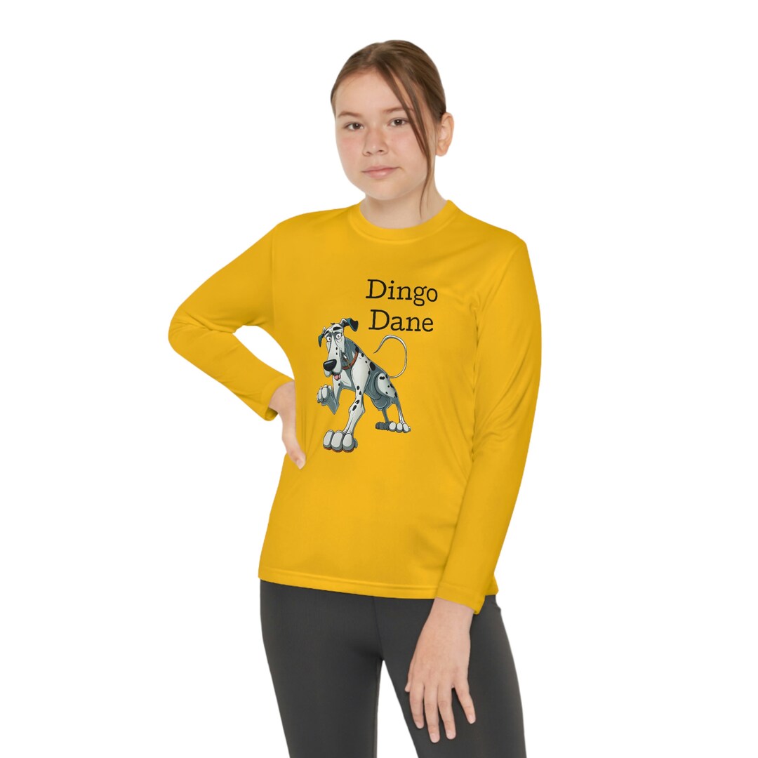 Dingo Dane From Barlow the Boxer - Youth Long Sleeve Competitor Tee - Etsy