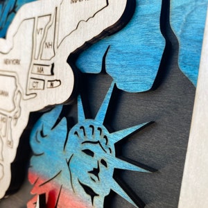 Travel Map United States Travel Map Camping Map RV Map Family - Etsy