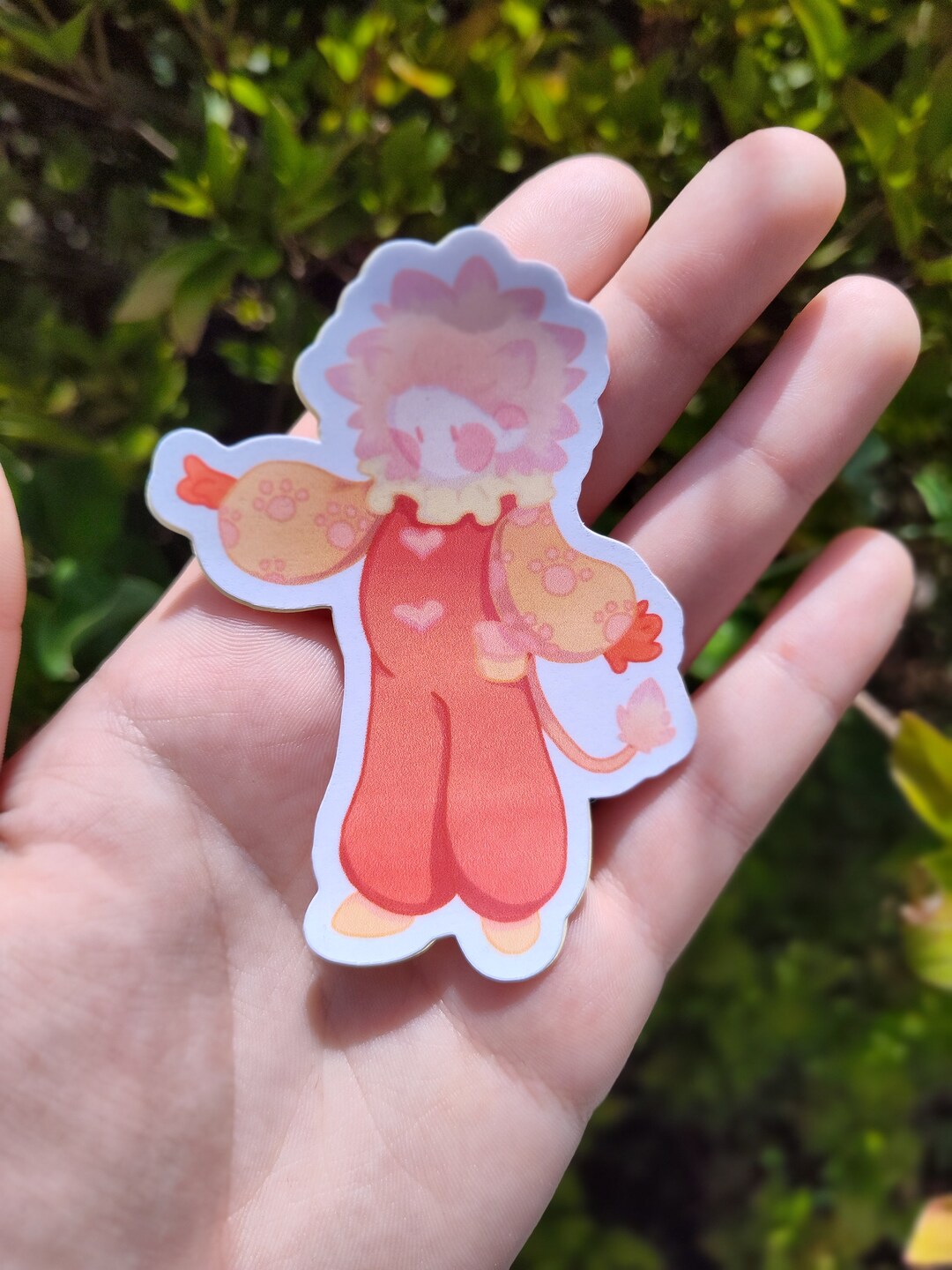 Lion Tamer Sticker- Cute Clown Handmade Sticker - Etsy
