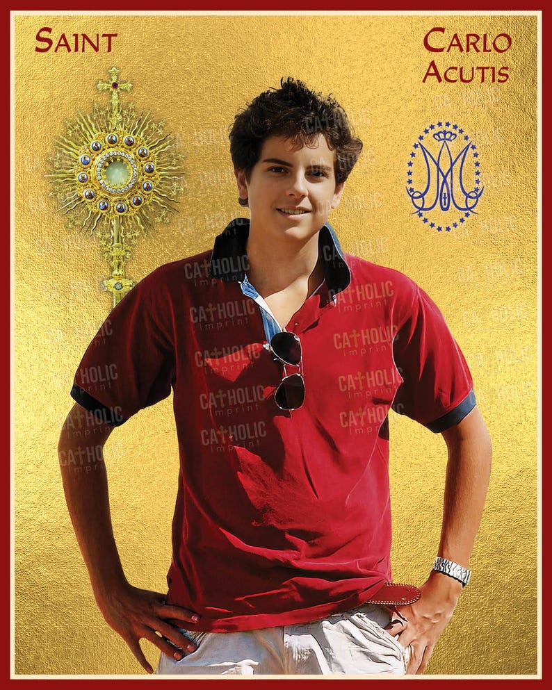 St. Carlo Acutis Icon Print: Catholic Art, Archival Quality - Etsy